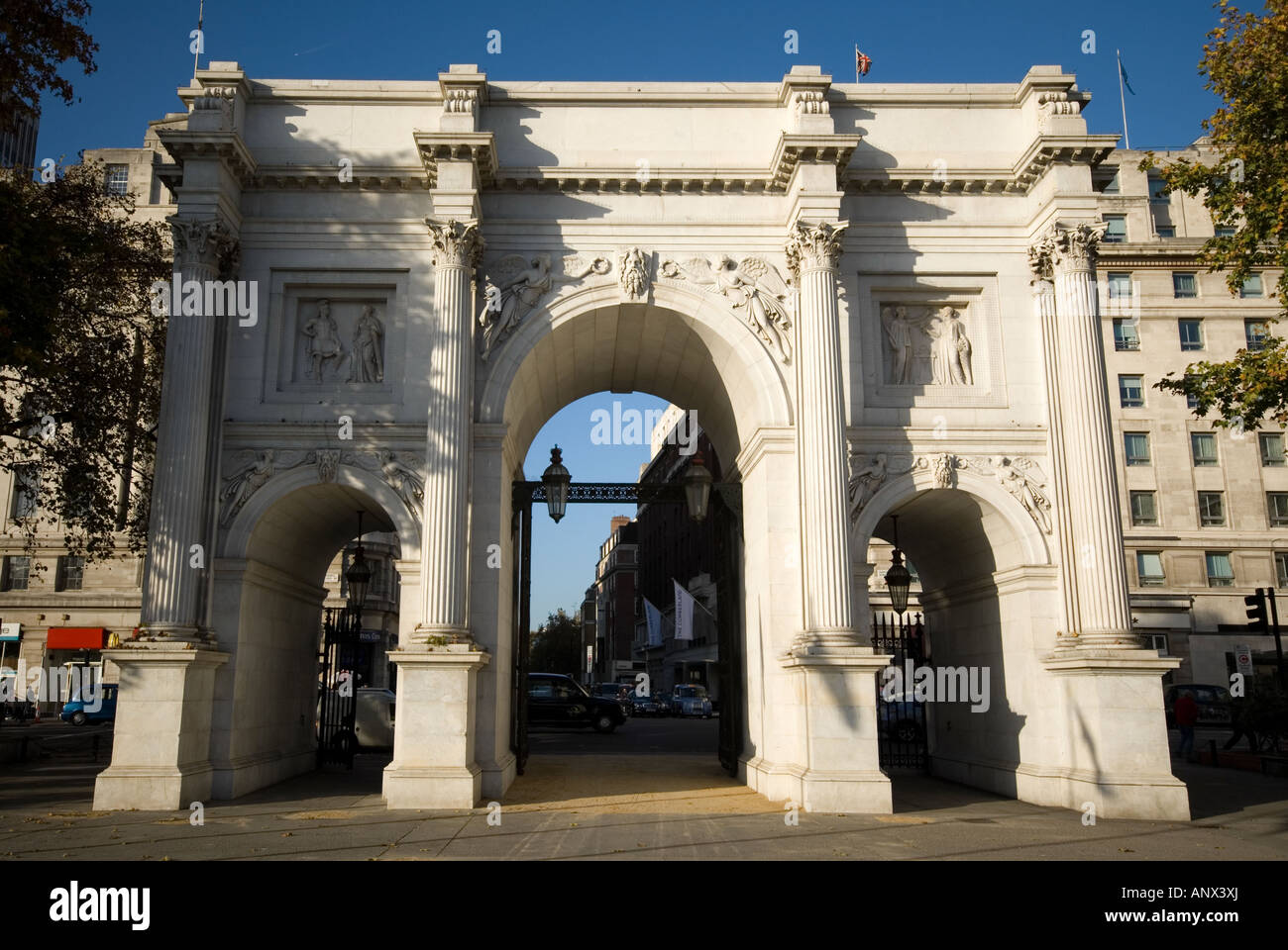 Marble Arch monument London Stock Photo - Alamy