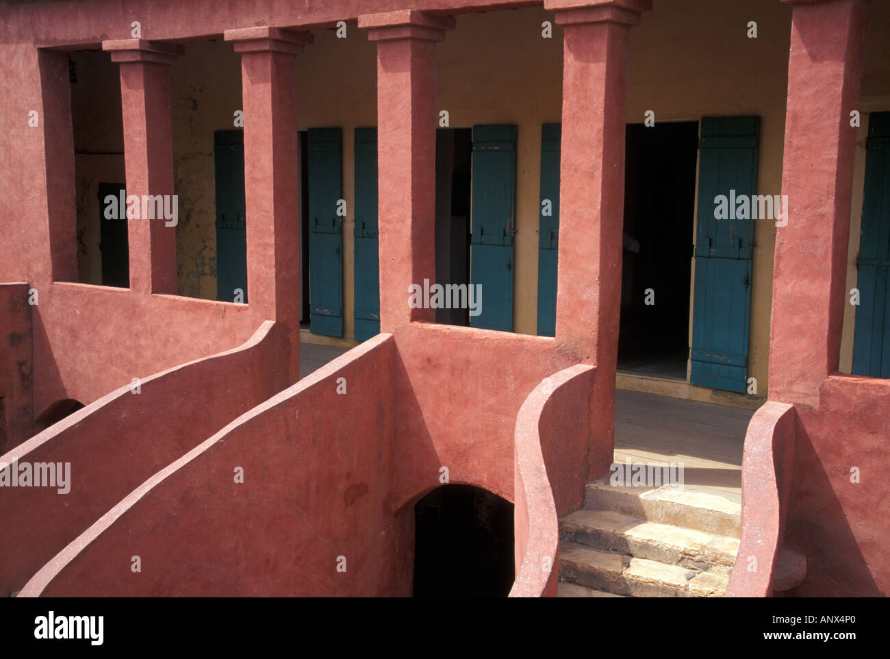 Housing at Ile de GorŽe, in Dakar, Senegal, Africa Stock Photo - Alamy