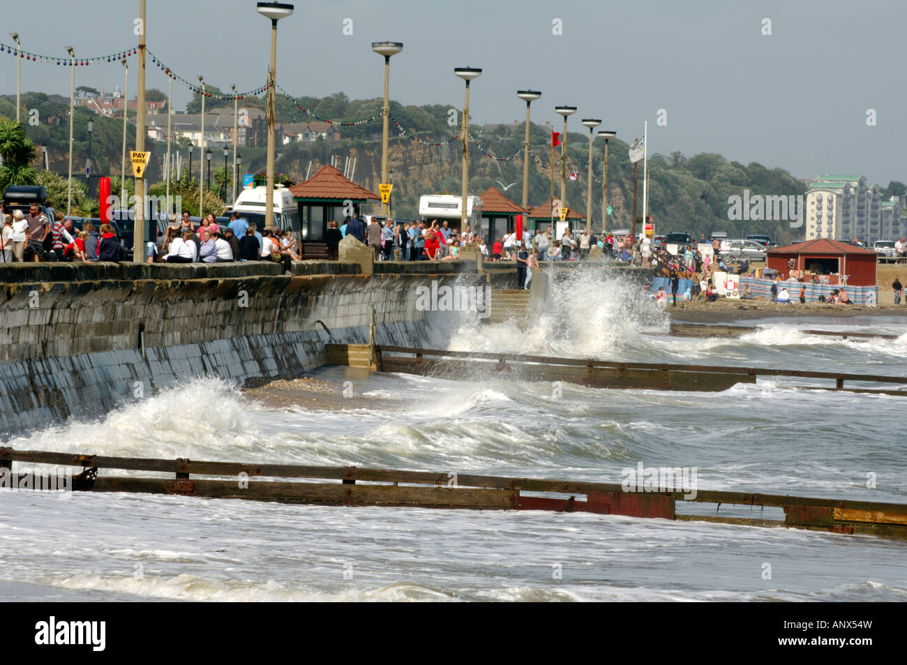 Bashing coastal defences walls hi-res stock photography and images - Alamy