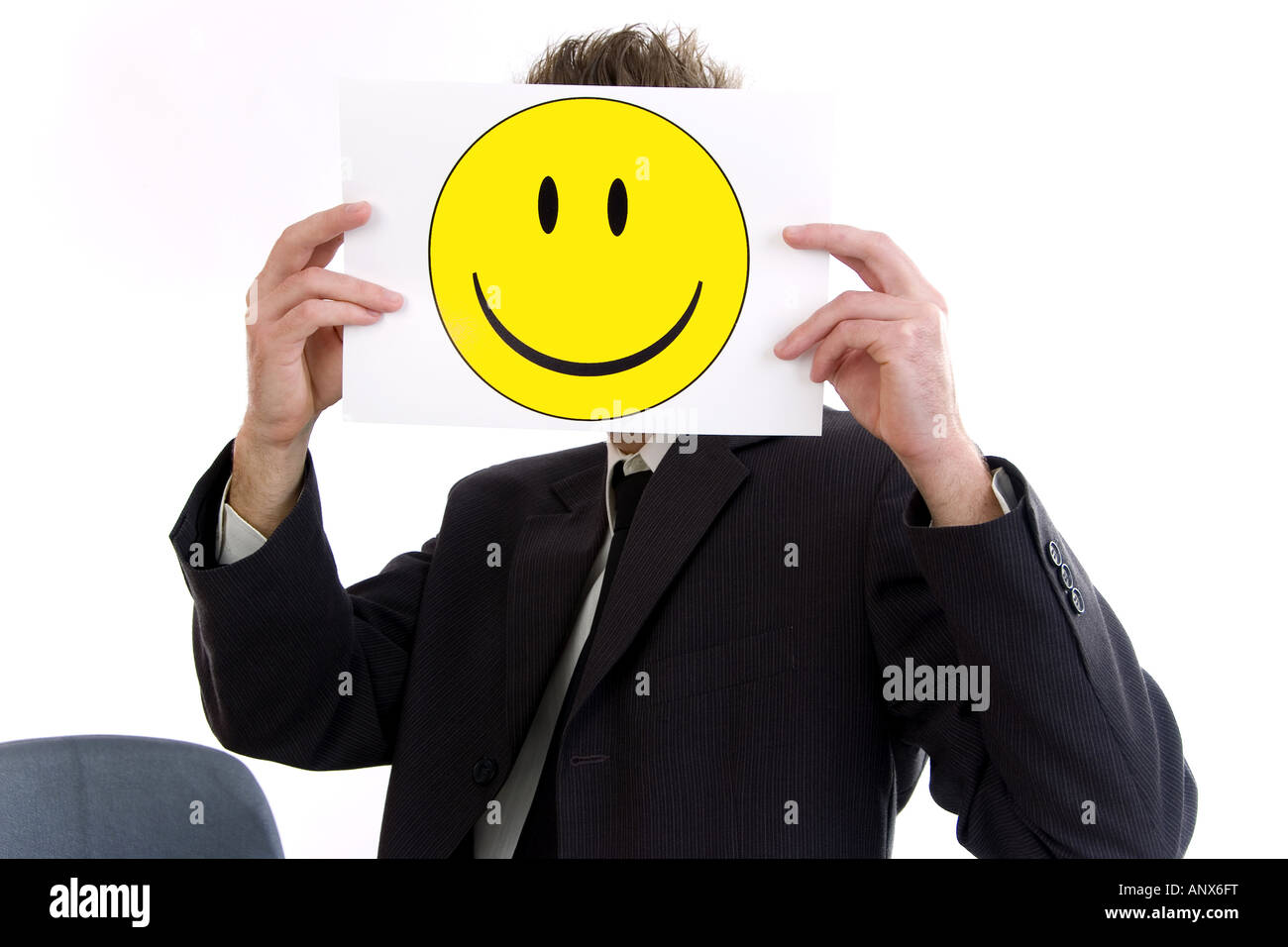 lucky business man Stock Photo - Alamy
