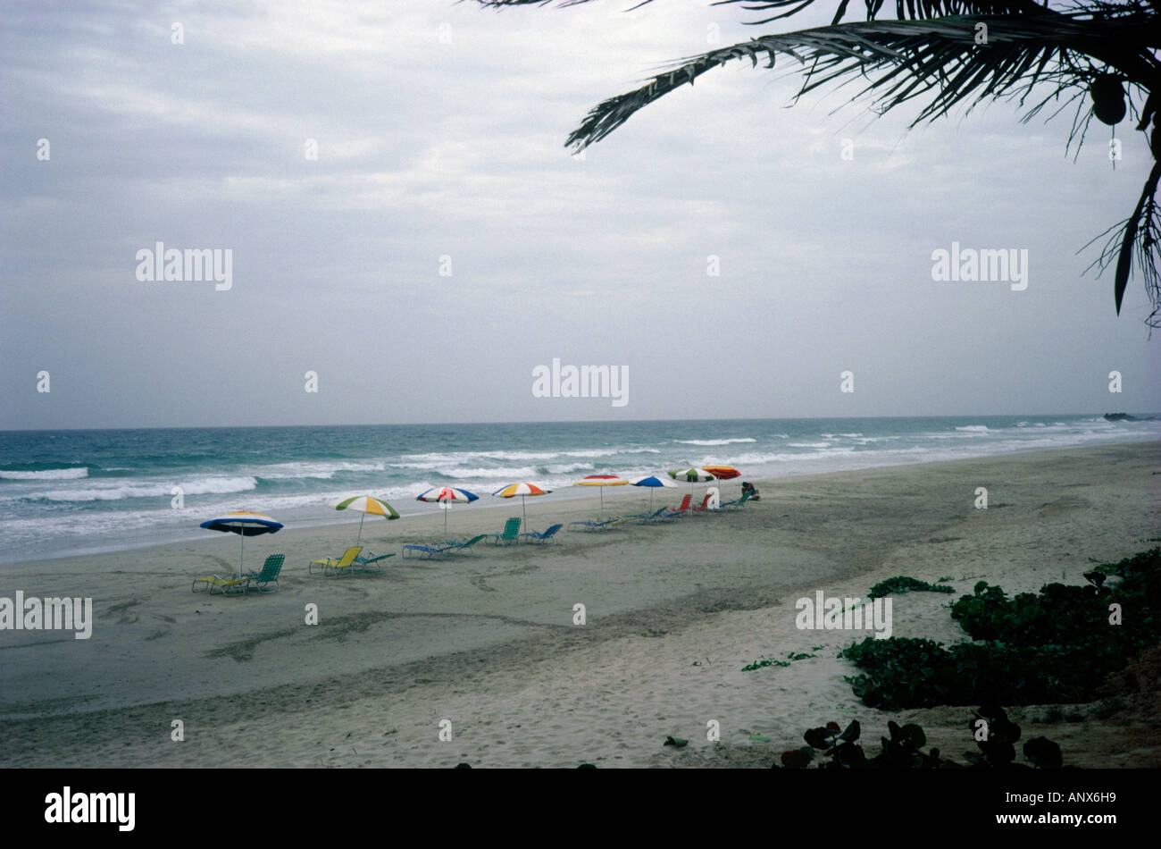 rainy day at beach playa el agua island of margarita venezuela Stock ...