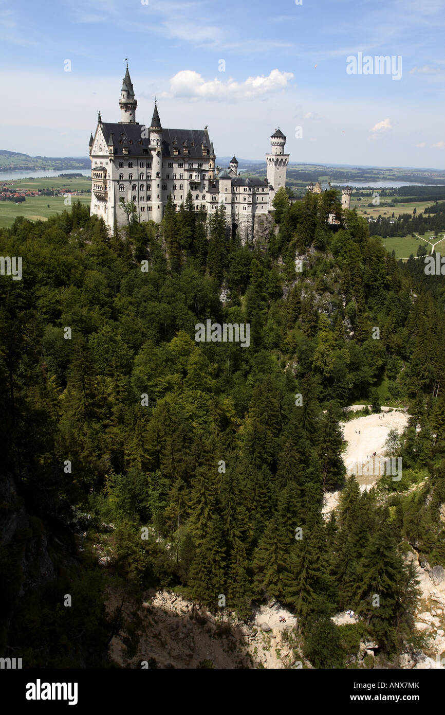Castle Neuschwanstein, Germany, Ostallgaeu Stock Photo - Alamy