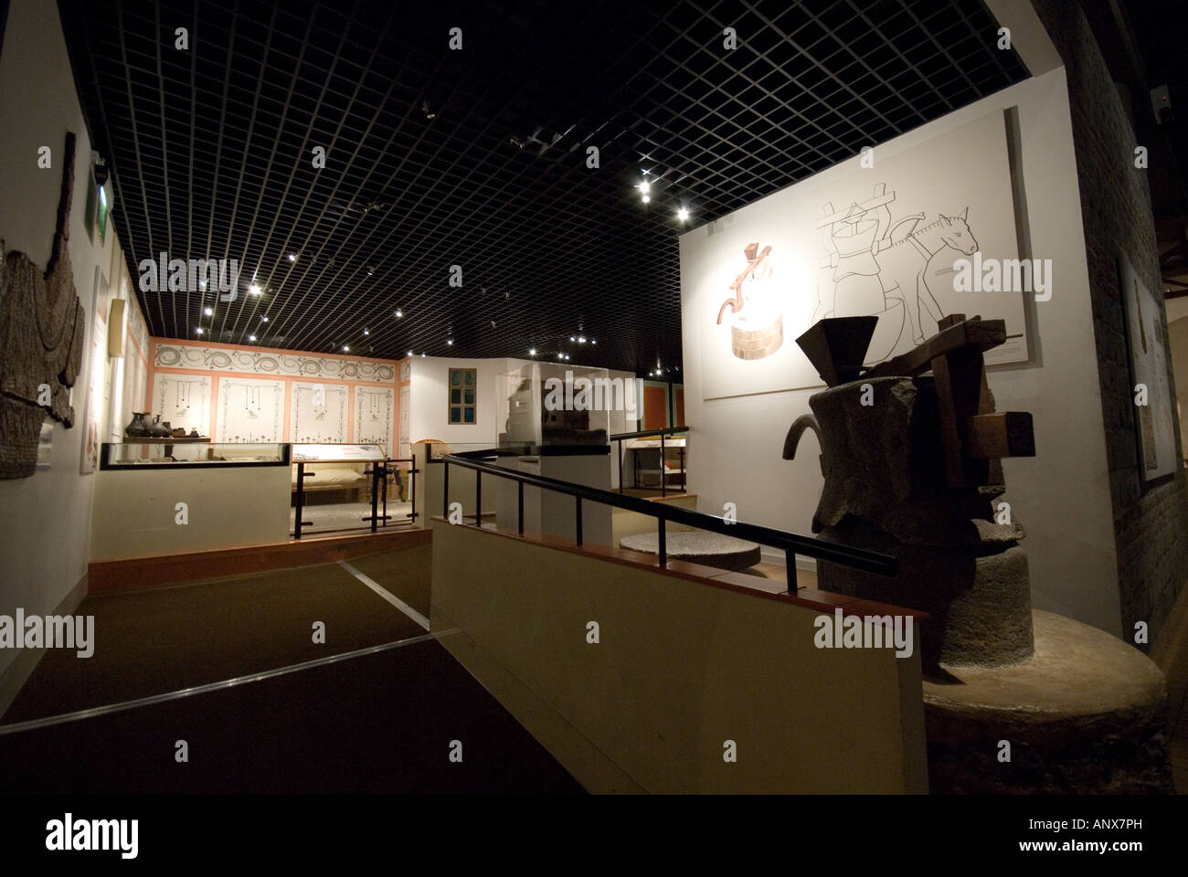 old worker object with mule museum of london Stock Photo - Alamy