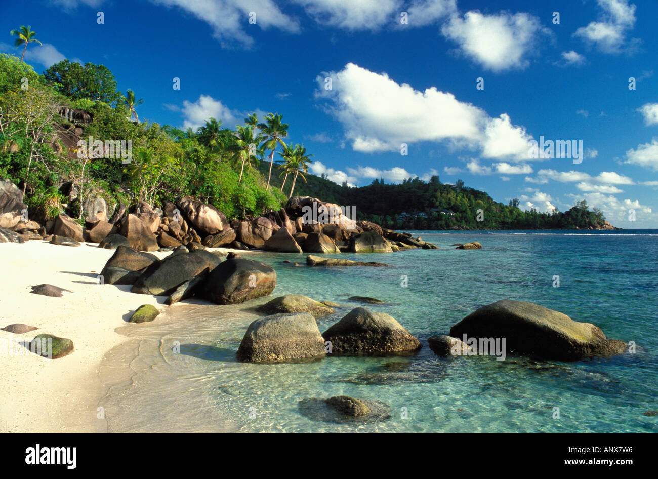Seychelles, Mahe Island, Anse Royale Beach Stock Photo - Alamy