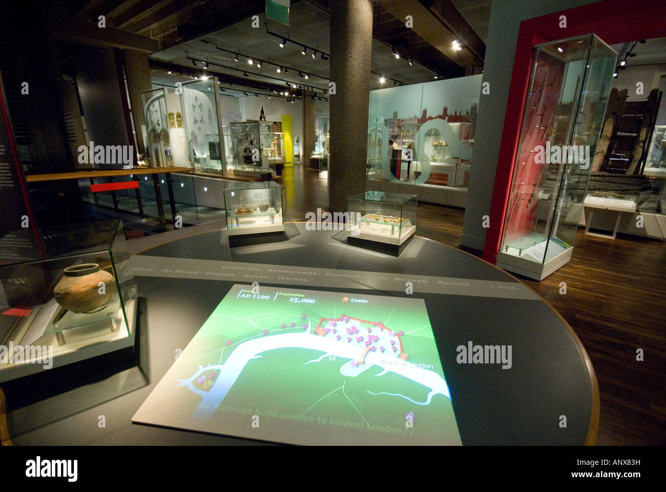 Museum of london map Stock Photo - Alamy