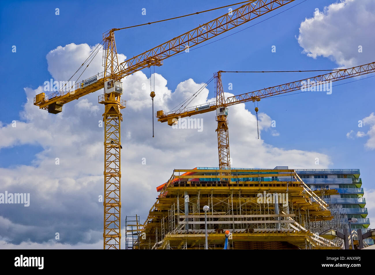 Construction Site, Almere, Netherlands Stock Photo - Alamy