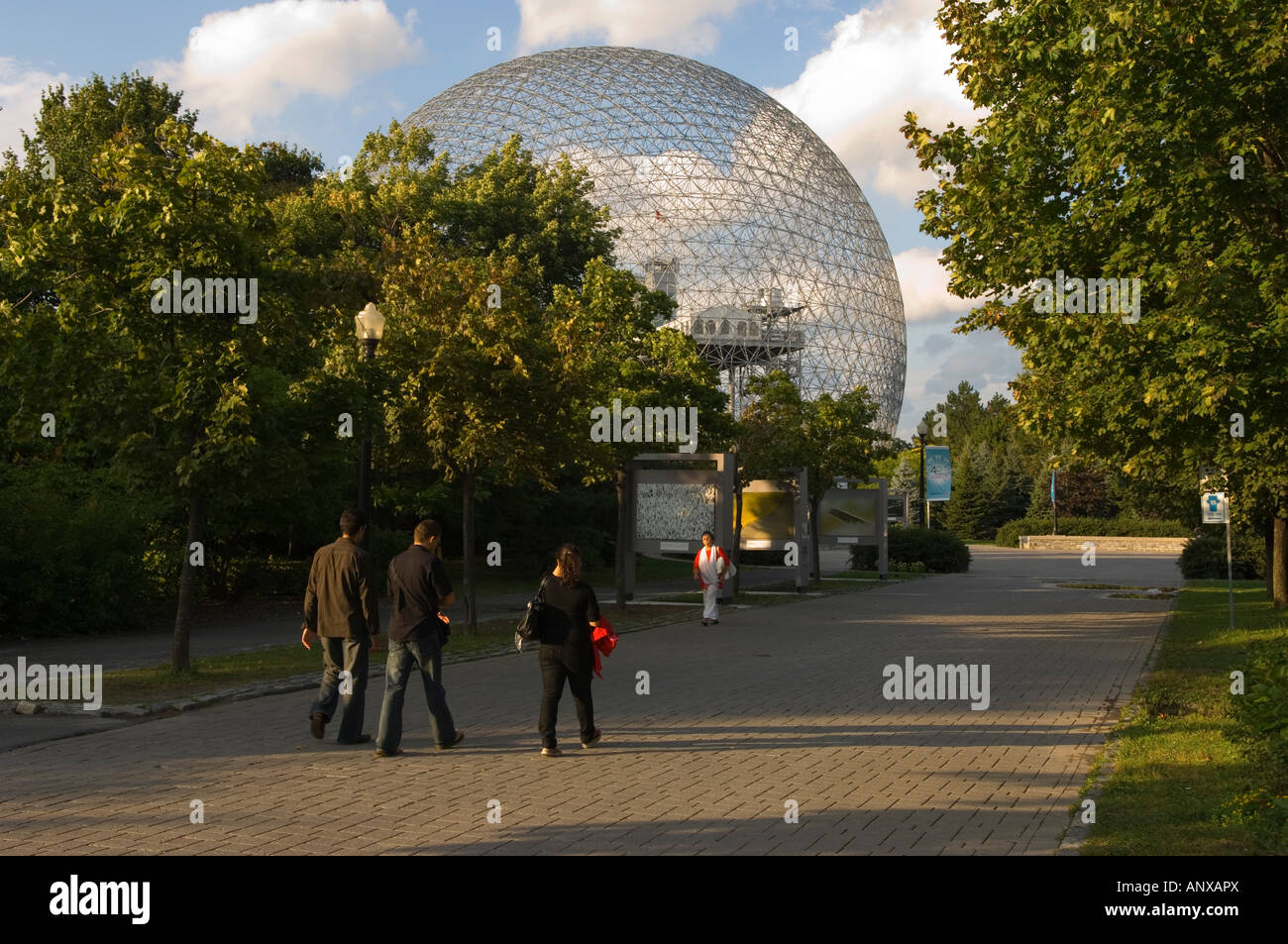 The biosphere dome Montreal Quebec Canada Stock Photo - Alamy