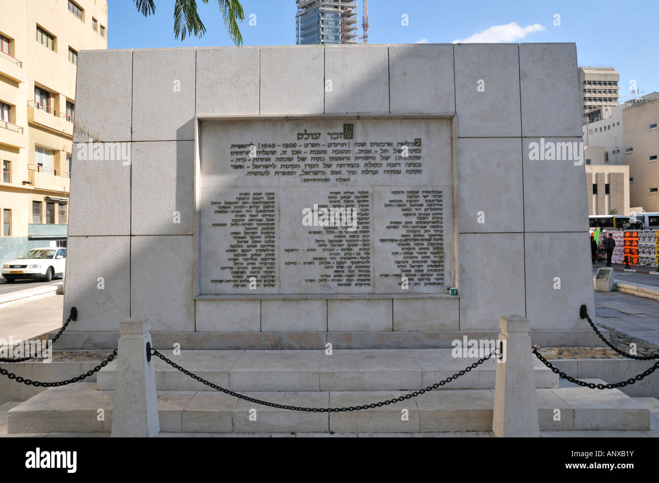 Israel Tel Aviv Founders Square Rothschild Boulevard In memory of the ...