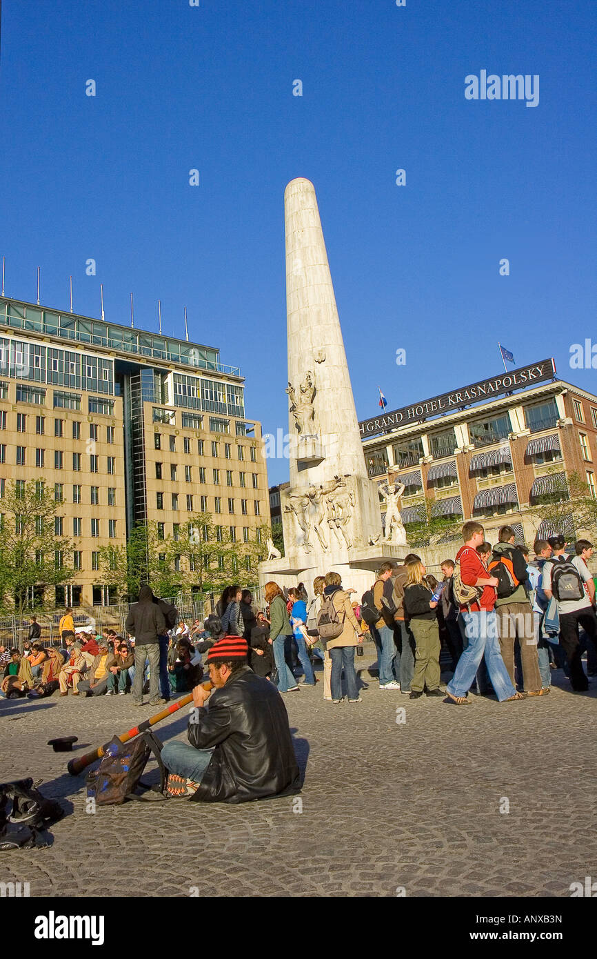 The Dam, central square of Amsterdam, Netherlands Stock Photo - Alamy