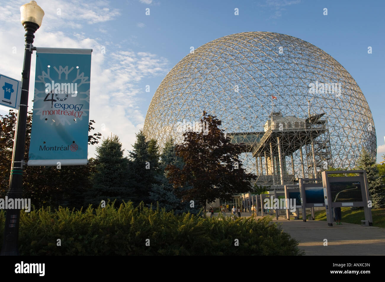 The biosphere dome Montreal Quebec Canada Stock Photo - Alamy