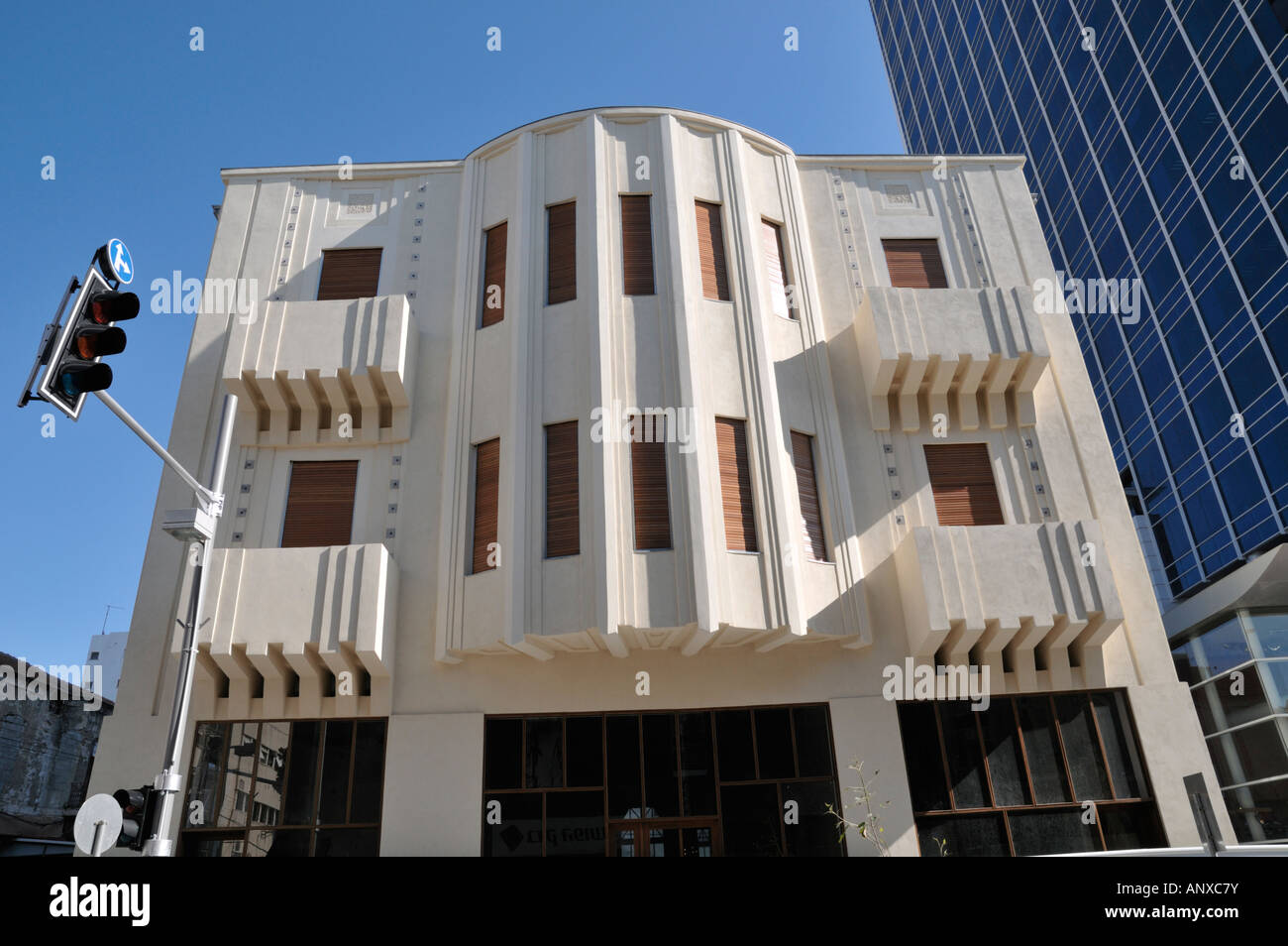 Israel Tel Aviv renovated Eclectic style building 1925 at 7 Herzl ...