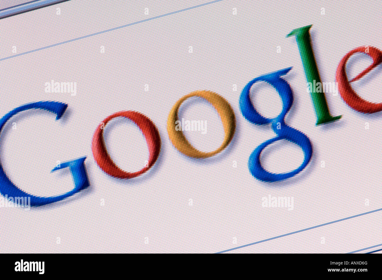 Macro screenshot of www.google.com - the internet search engine ...