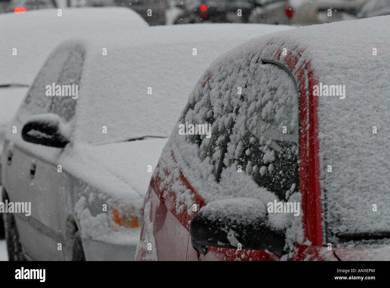 Cars during a storm Stock Photo - Alamy