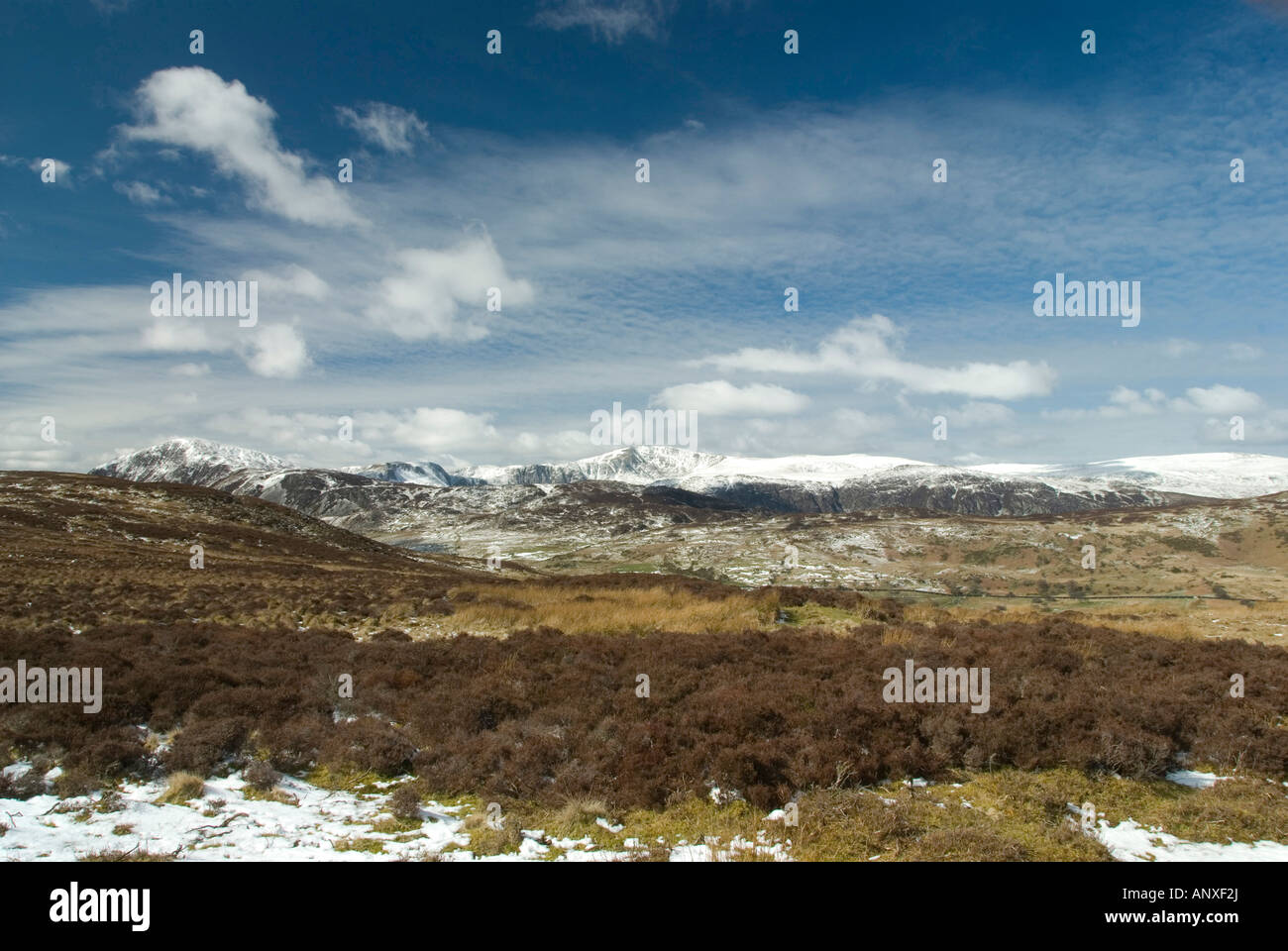 Carneddau Mountain Snowdonia Stock Photo - Alamy