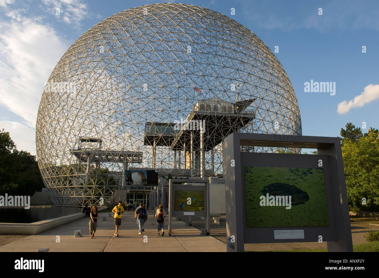 The biosphere dome Montreal Quebec Canada Stock Photo - Alamy