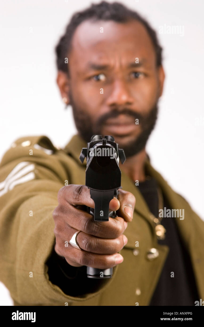 Black man in army jacket hi-res stock photography and images - Alamy