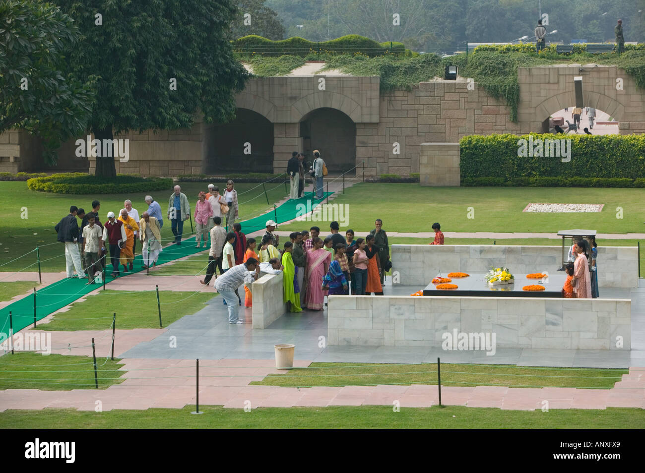 INDIA, Old Delhi: Raj Ghat, Eternal Flame marks the spot of Mahatma ...