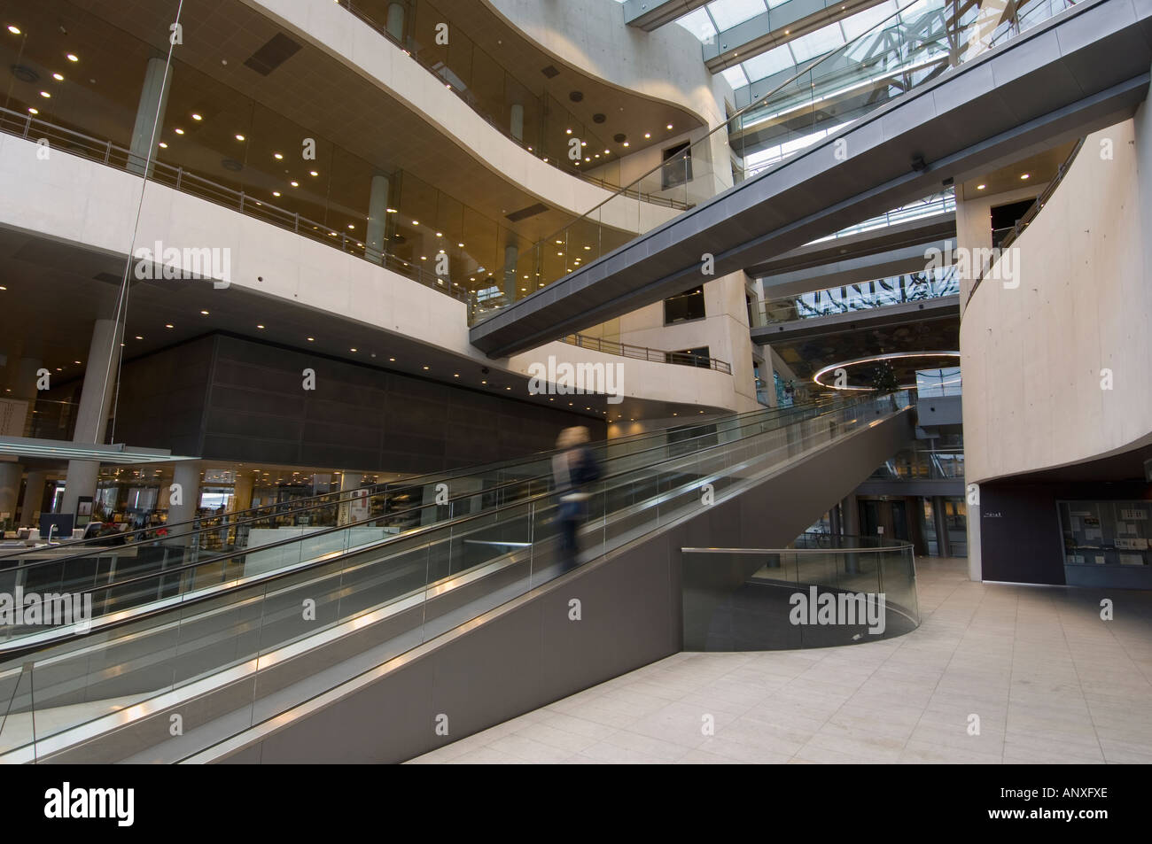 Denmark Copenhagen Black Diamond library Stock Photo - Alamy