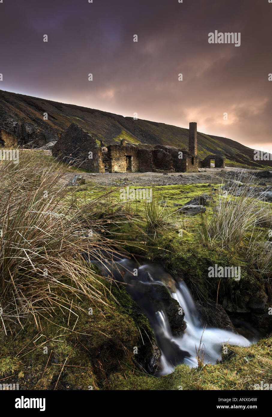 The old gang lead mines at Hard Level Gill, Surrender Bridge, Swaledale ...