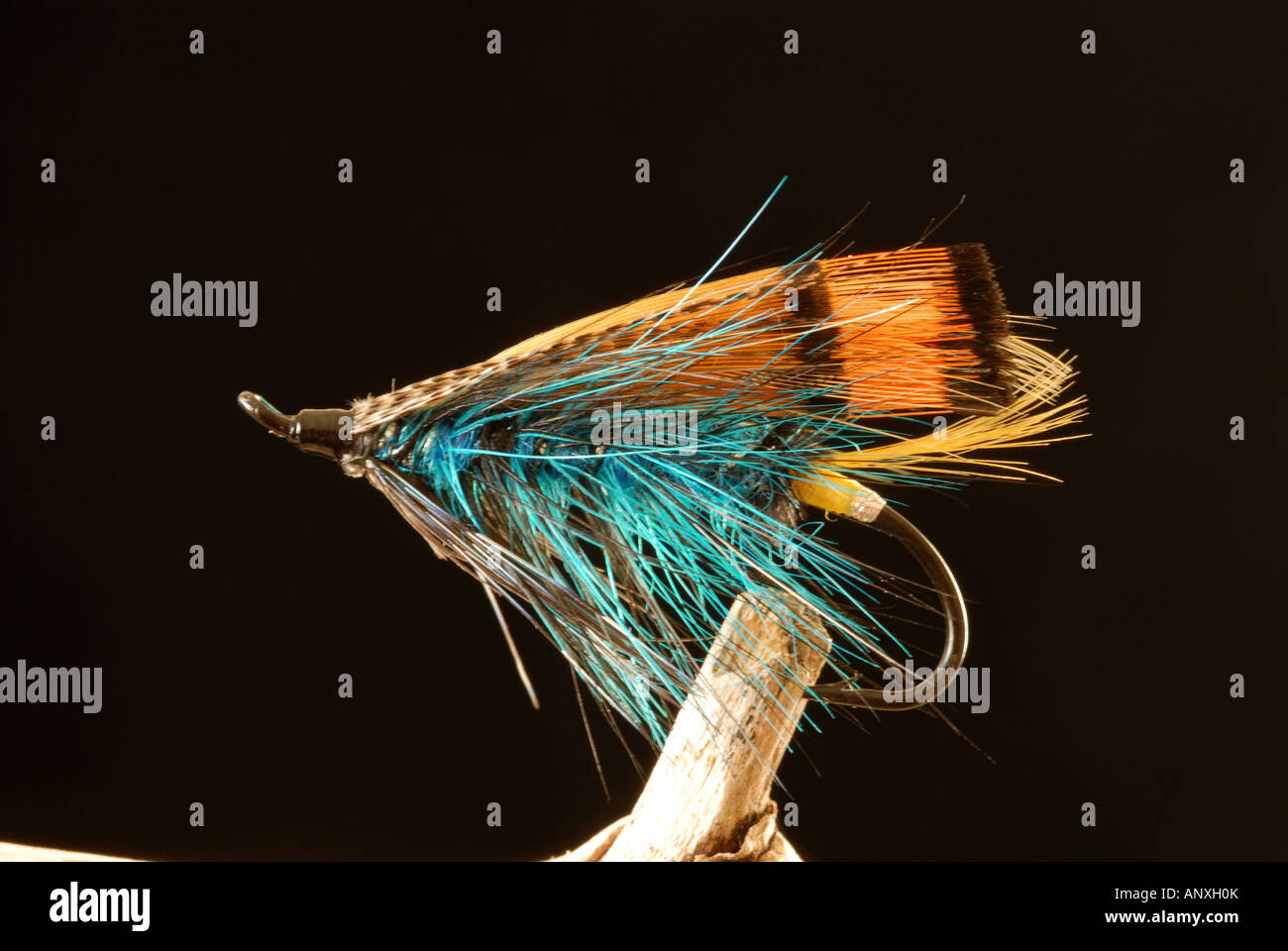 Salmon Fly Fishing Bait Stock Photo - Alamy