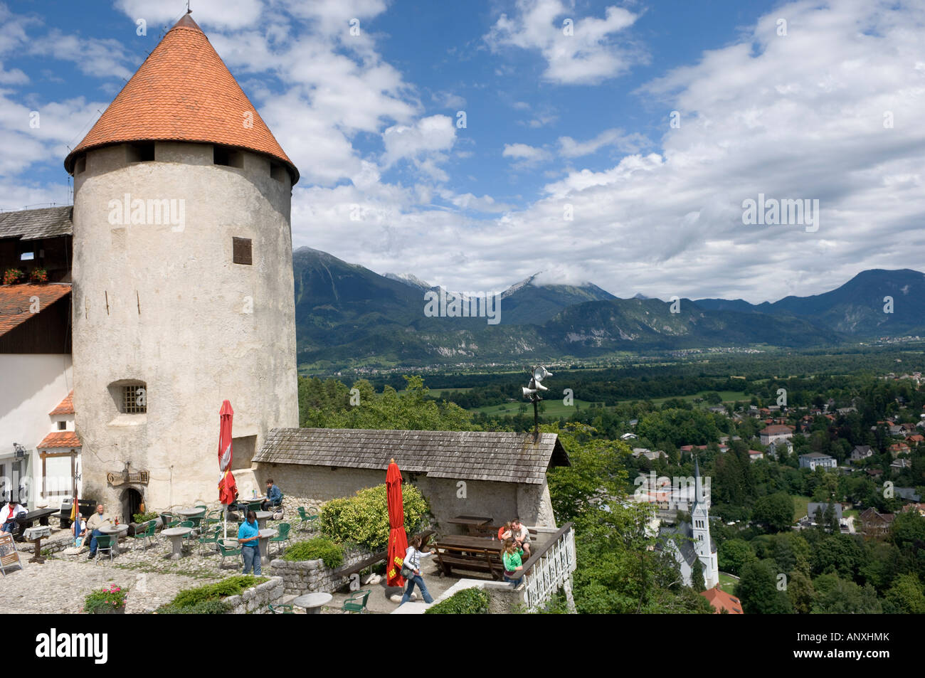 Bled Castle Bled Slovenia Balkans Europe Stock Photo - Alamy