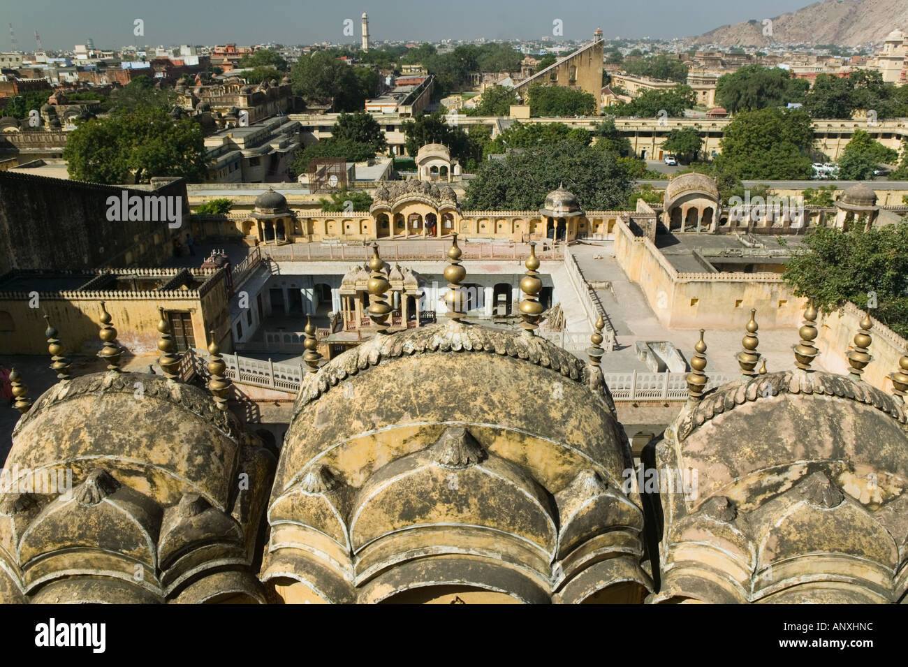Hawa mahal from rooftop hi-res stock photography and images - Alamy
