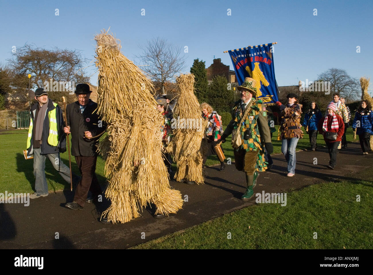 Straw Bear Festival Whittlesea Whittlesey two straw bears original and ...