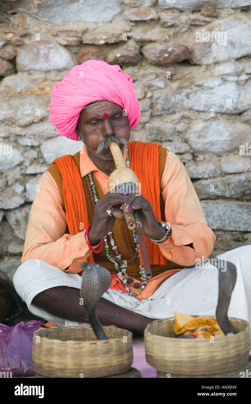 INDIA, Rajasthan, Pushkar: PUSHKAR CAMEL FAIR, Indian Snake Charmer ...