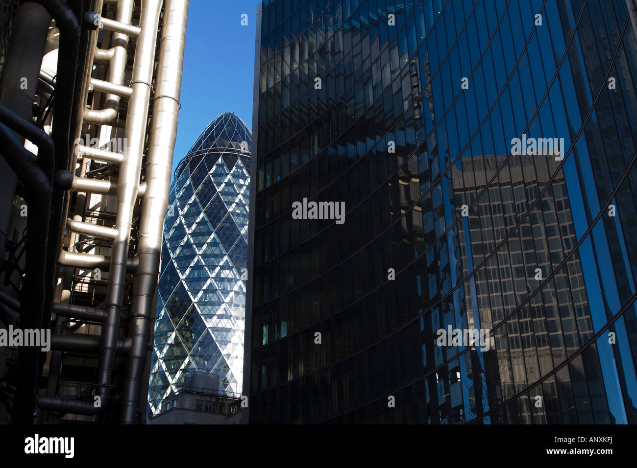 Iconic office buildings in the City of London Stock Photo - Alamy