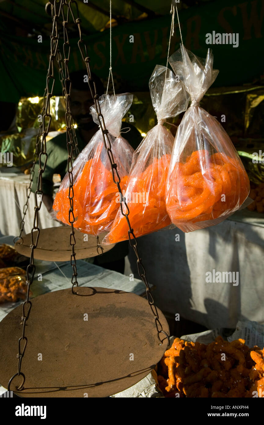 INDIA, Goa, Old Goa: Indian Sweets Stock Photo - Alamy