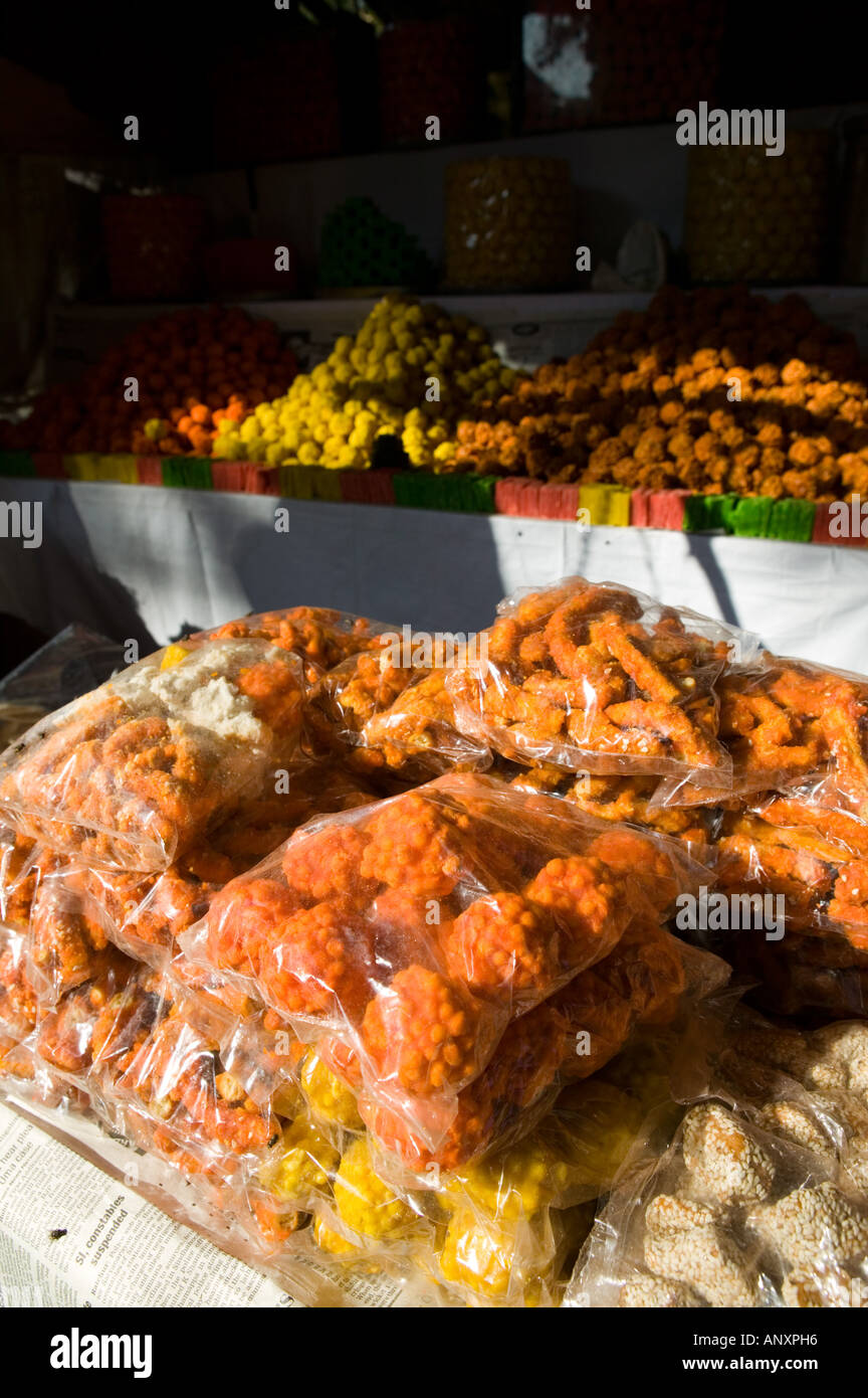 INDIA, Goa, Old Goa: Indian Sweets Stock Photo - Alamy