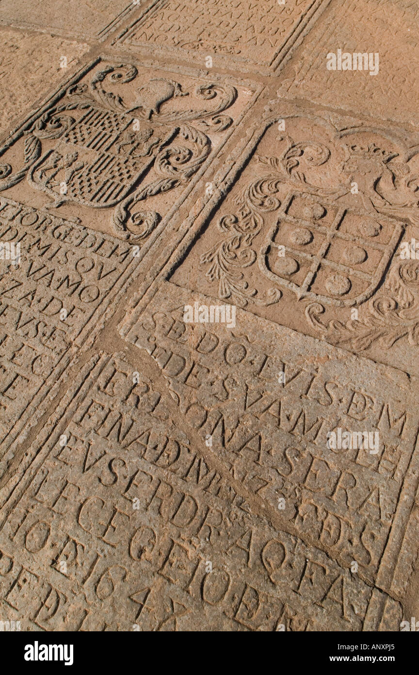 INDIA, Goa, Old Goa: Church of St. Augustine (b.1602), Floor Frescoes ...