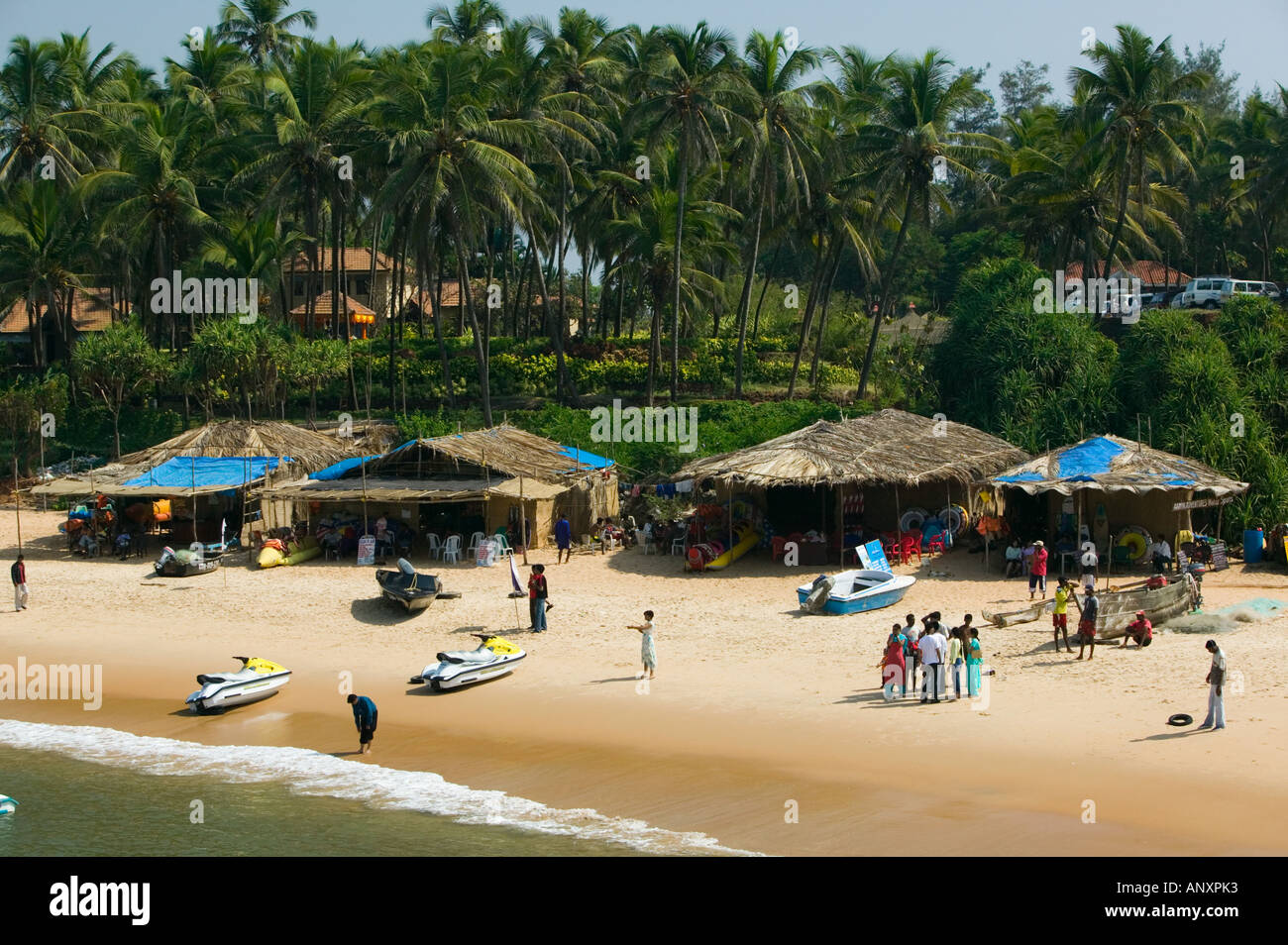 INDIA, Goa, Sinquerim Beach: Sinquerim Beach / Arabian Sea Stock Photo ...
