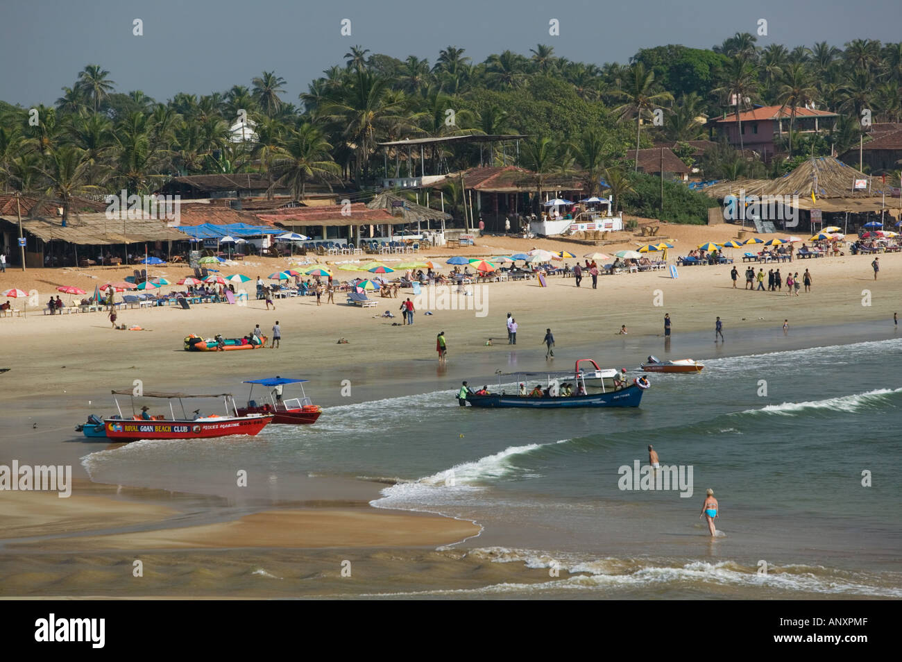 Baga beach india view hi-res stock photography and images - Alamy
