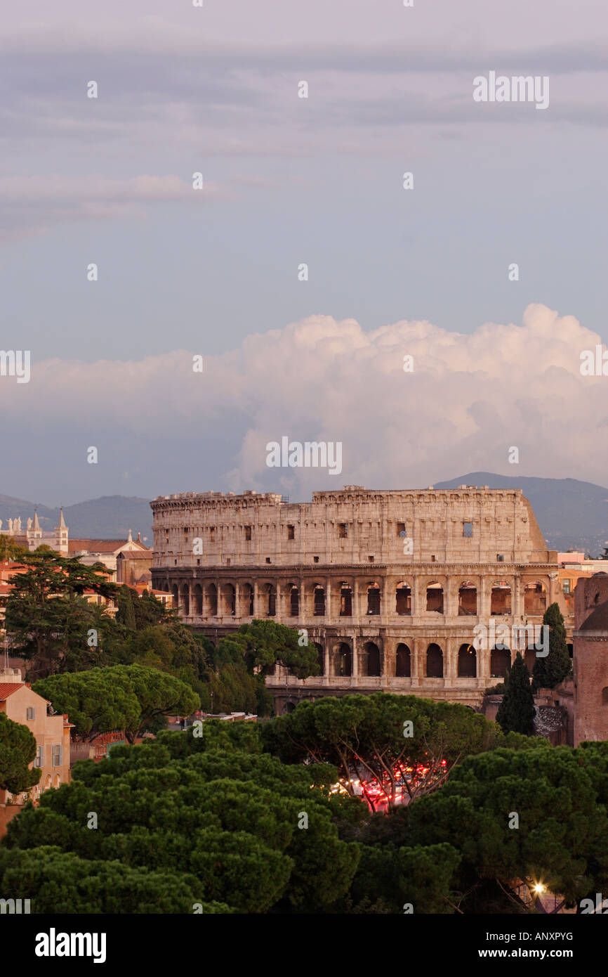 Rome empty view aerial hi-res stock photography and images - Alamy