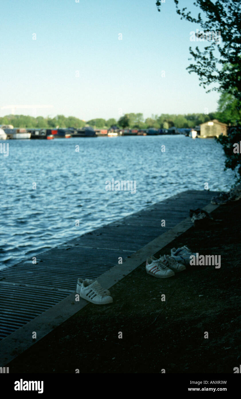 Rowers' trainers, River Thames, Oxford Stock Photo - Alamy Rowers' trainers, River Thames, Oxford Stock Photo - Alamy