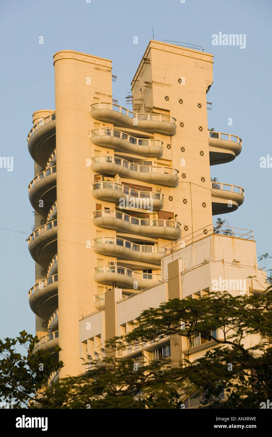 INDIA, Mumbai (Bombay): Colaba Area Architecture: Buckley Court ...