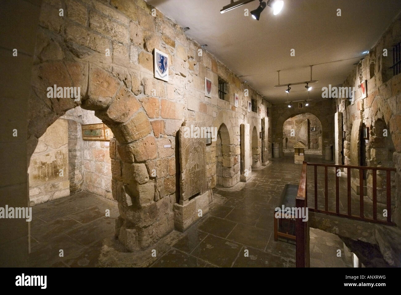 Stone castle interior hi-res stock photography and images - Alamy