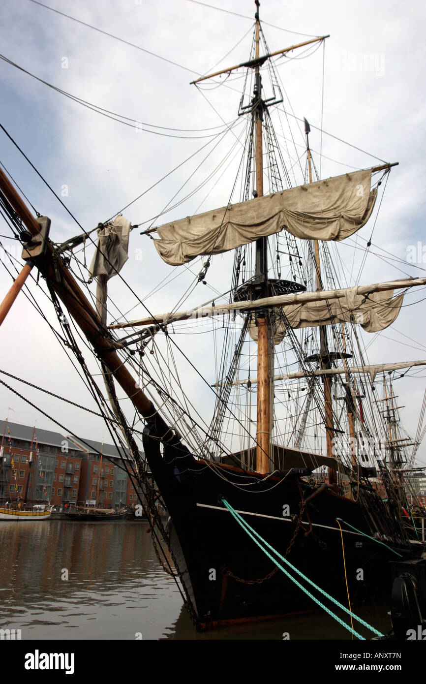 Three masted ship square rig hi-res stock photography and images - Alamy