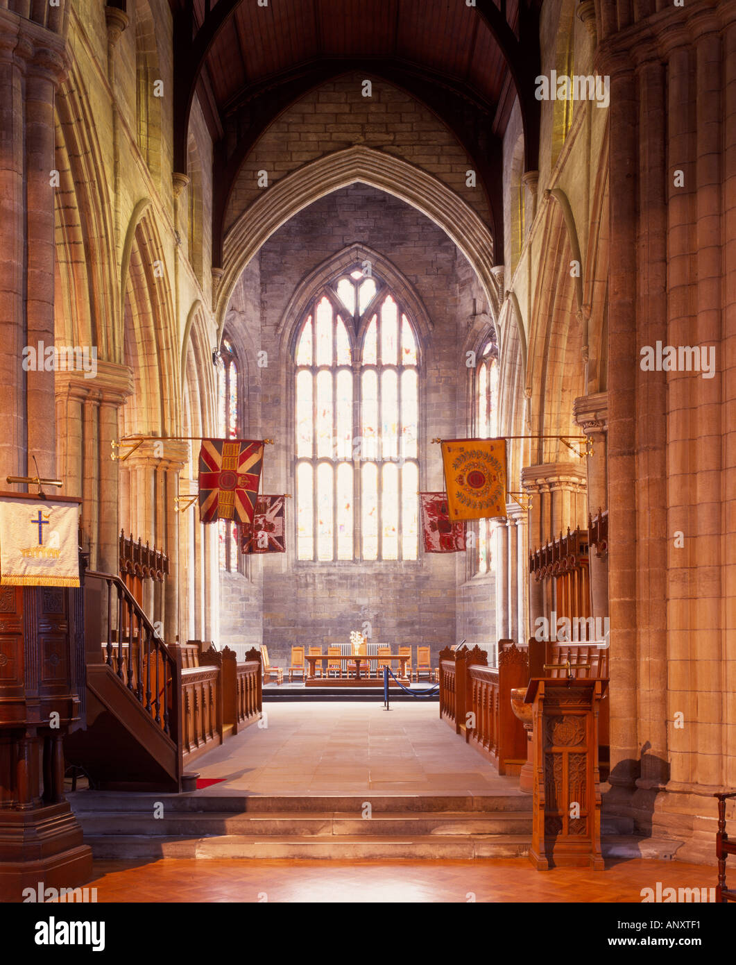 The Church of the Holy Rude, Stirling, Scotland, UK. View from the ...