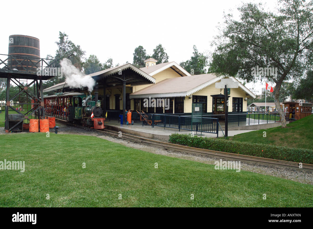 Classical train station Stock Photo - Alamy