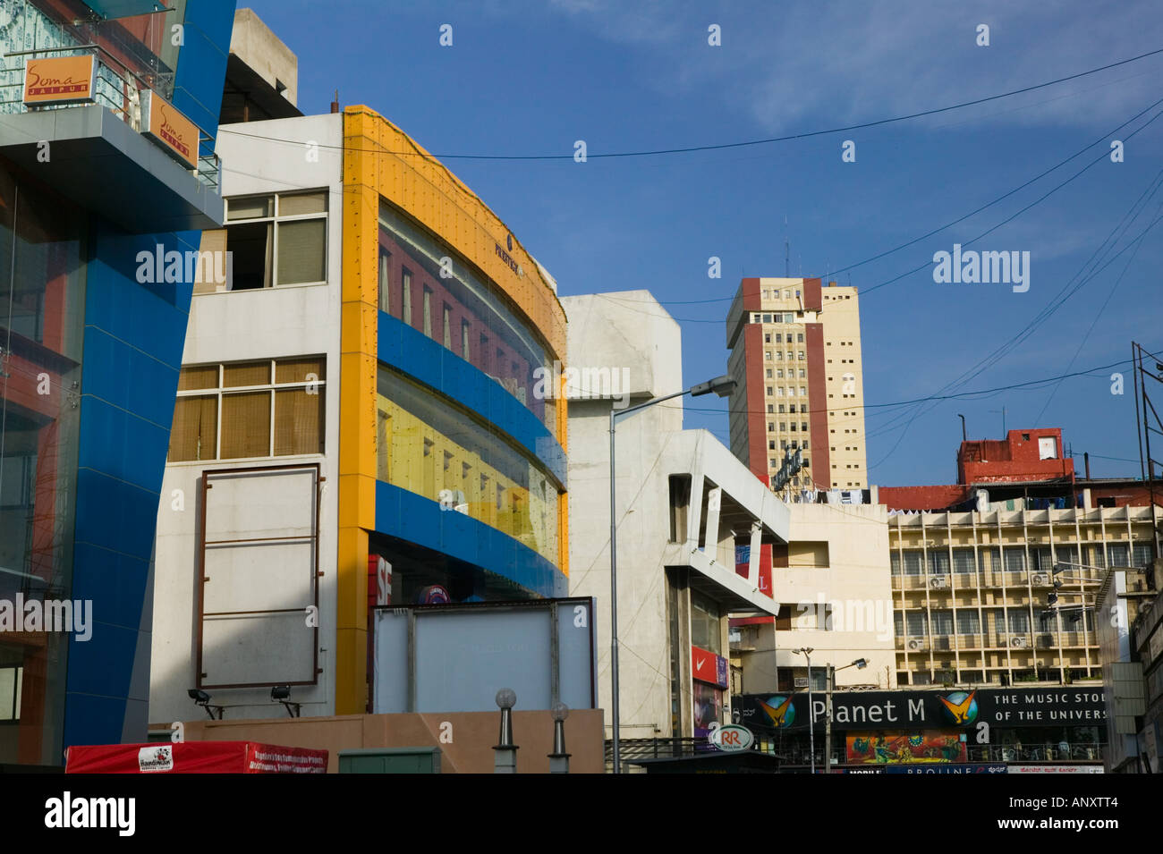 INDIA, Karnataka, Bangalore: Brigade Road / Main Shopping Area ...