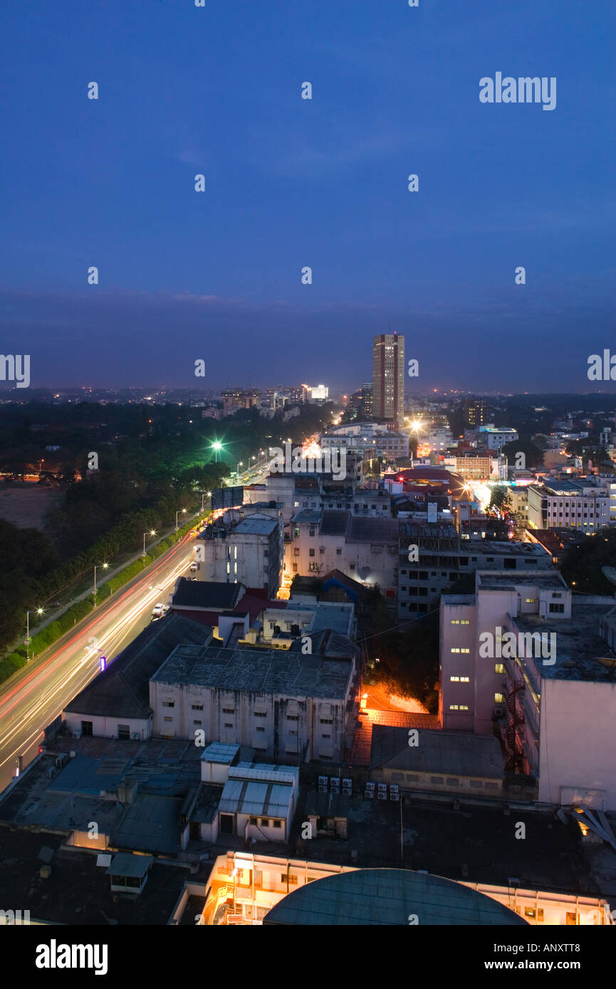 Bangalore night view hi-res stock photography and images - Alamy