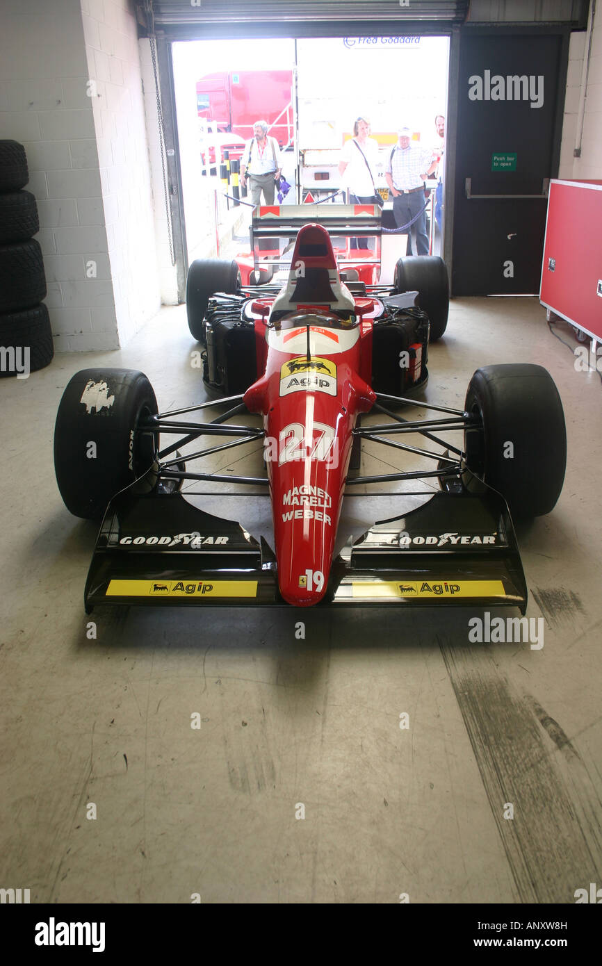 ferrari F1 in the pits Stock Photo - Alamy