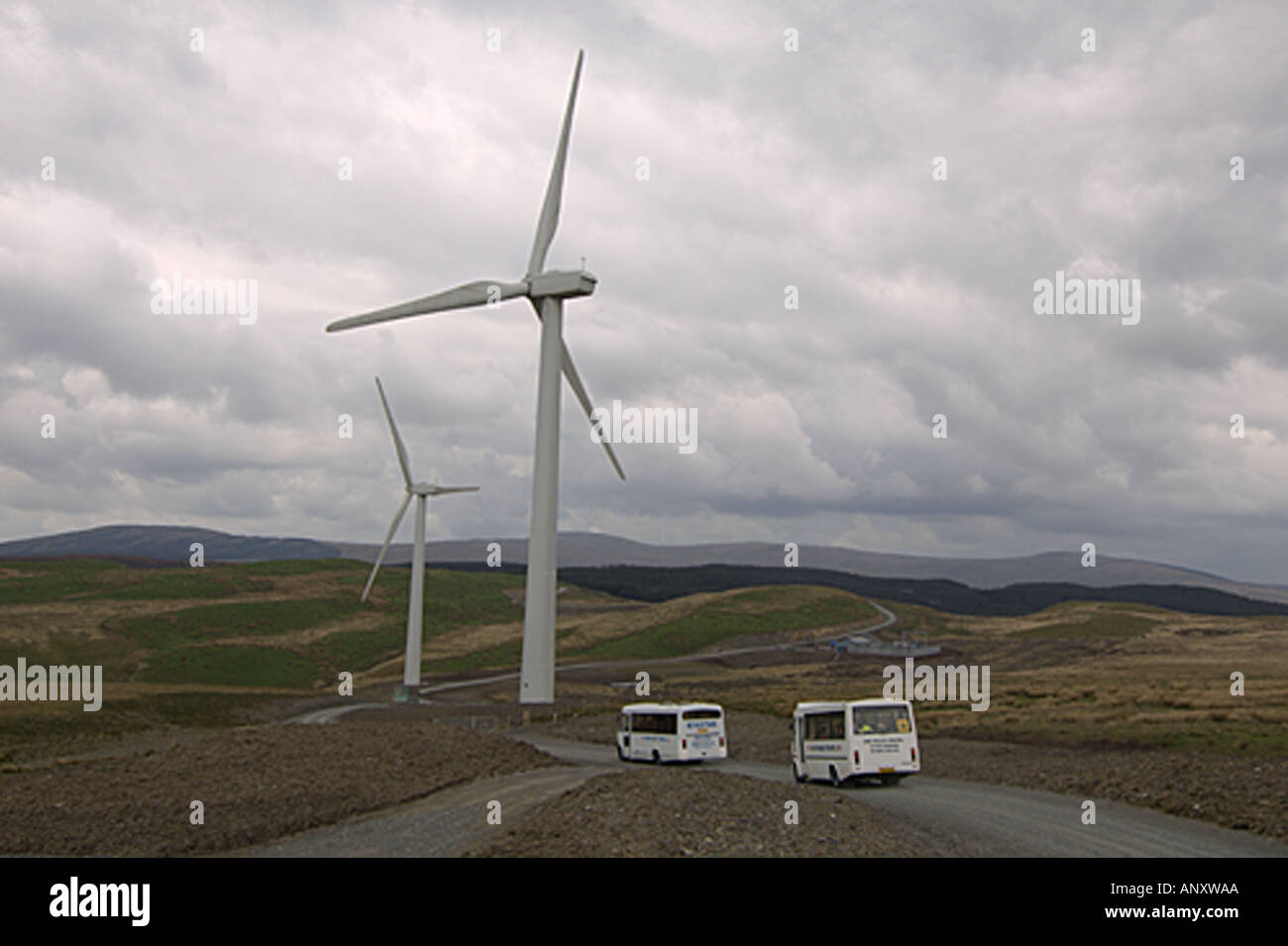 Cefn Croes Windfarm Ceredigion West Wales Stock Photo - Alamy