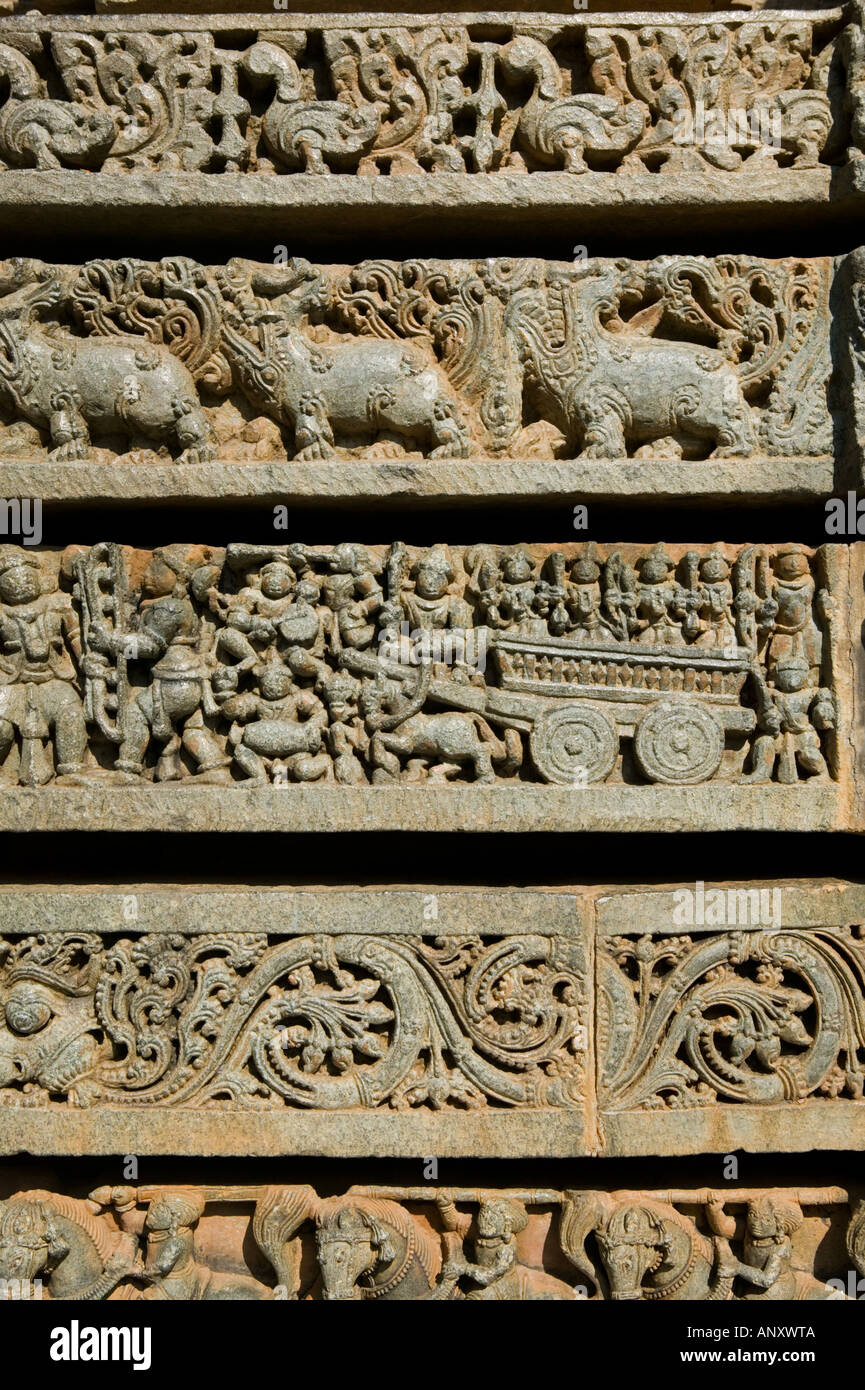 INDIA, Karnataka, Somnathpur (Mysore Area): Keshava Temple (Hoysala ...