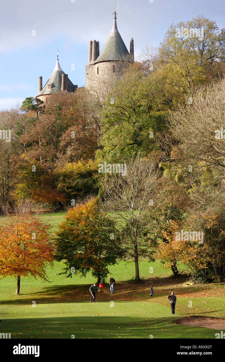 Castell Coch Tongwynlais Golf Course Stock Photo - Alamy