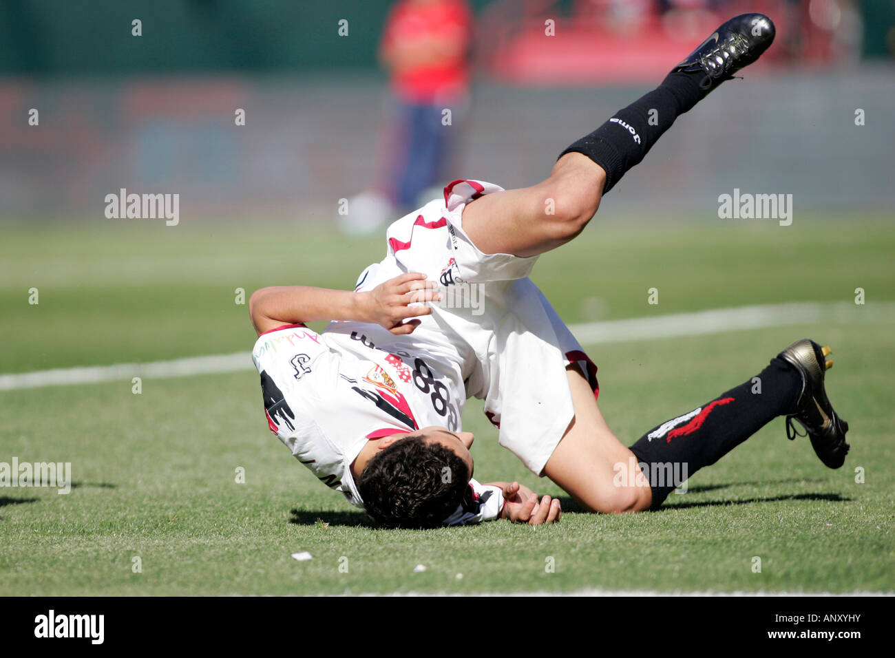 Navas doing a somersault Stock Photo - Alamy
