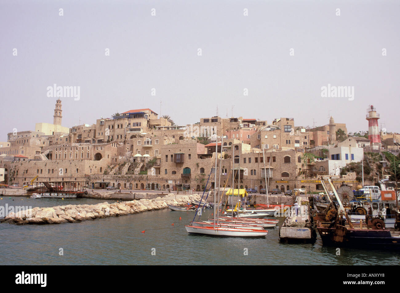 Asia, Middle East, Israel, Yafo/Jaffa. Old Jaffa port Stock Photo - Alamy
