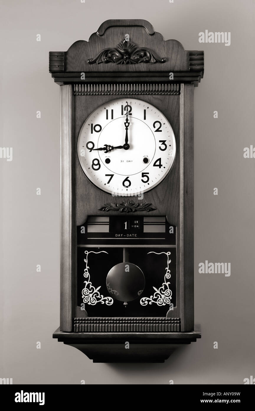 Old wall clock Stock Photo - Alamy